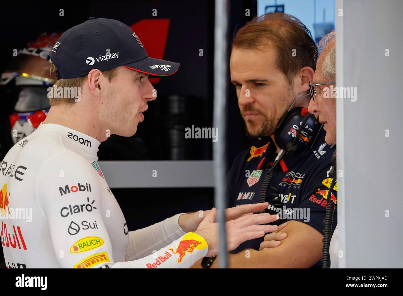Jeddah, Saudi Arabia. 8th Mar, 2024. #1 Max Verstappen (NLD, Oracle Red Bull Racing), Dr. Helmut ...