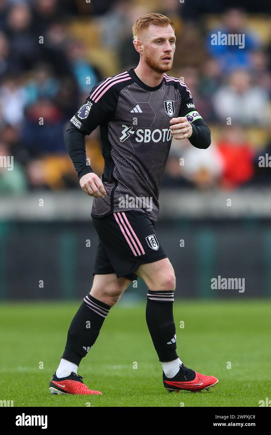 Harrison Reed of Fulham during the Premier League match Wolverhampton ...