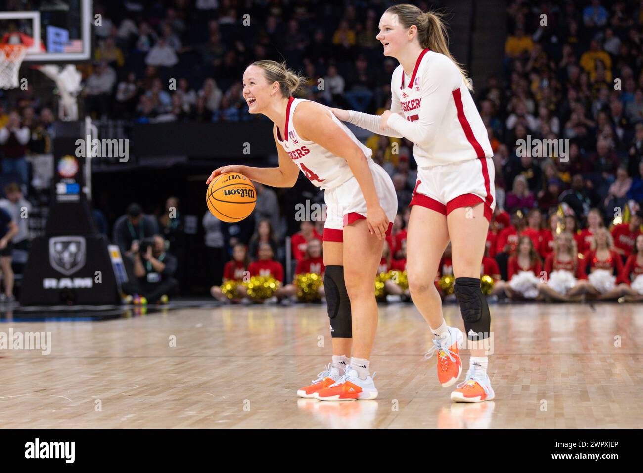 MINNEAPOLIS, MN - MARCH 16: Nebraska Cornhuskers guard Callin Hake (14 ...