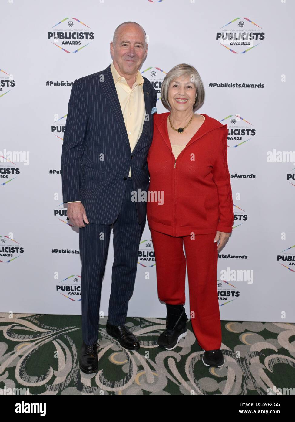 March 8, 2024, Beverly Hilly, California, U.S.: Bob Beitcher and Sandy ...