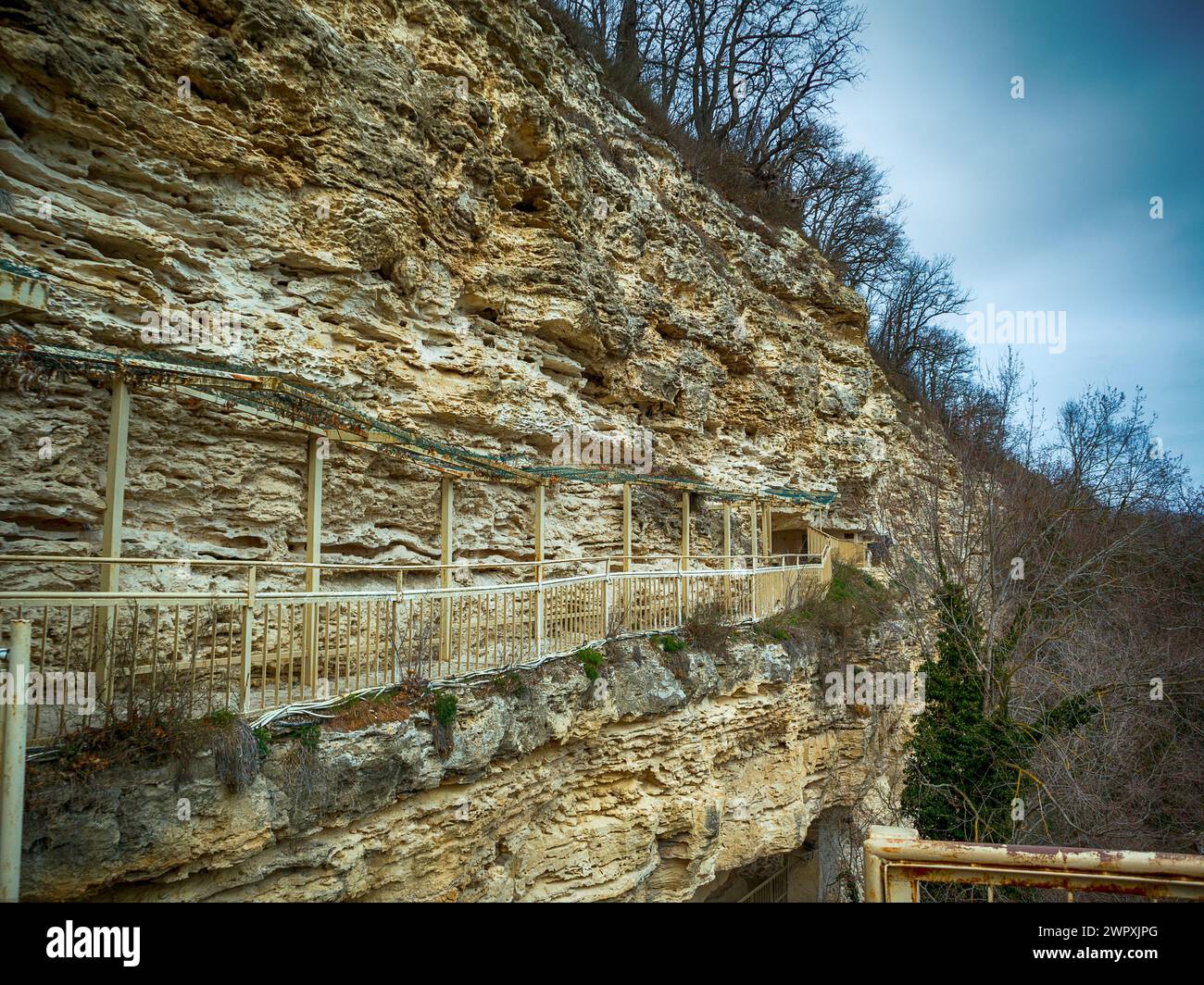Aladzha Monastery medieval Orthodox Christian cave monastery. Aladzha ...