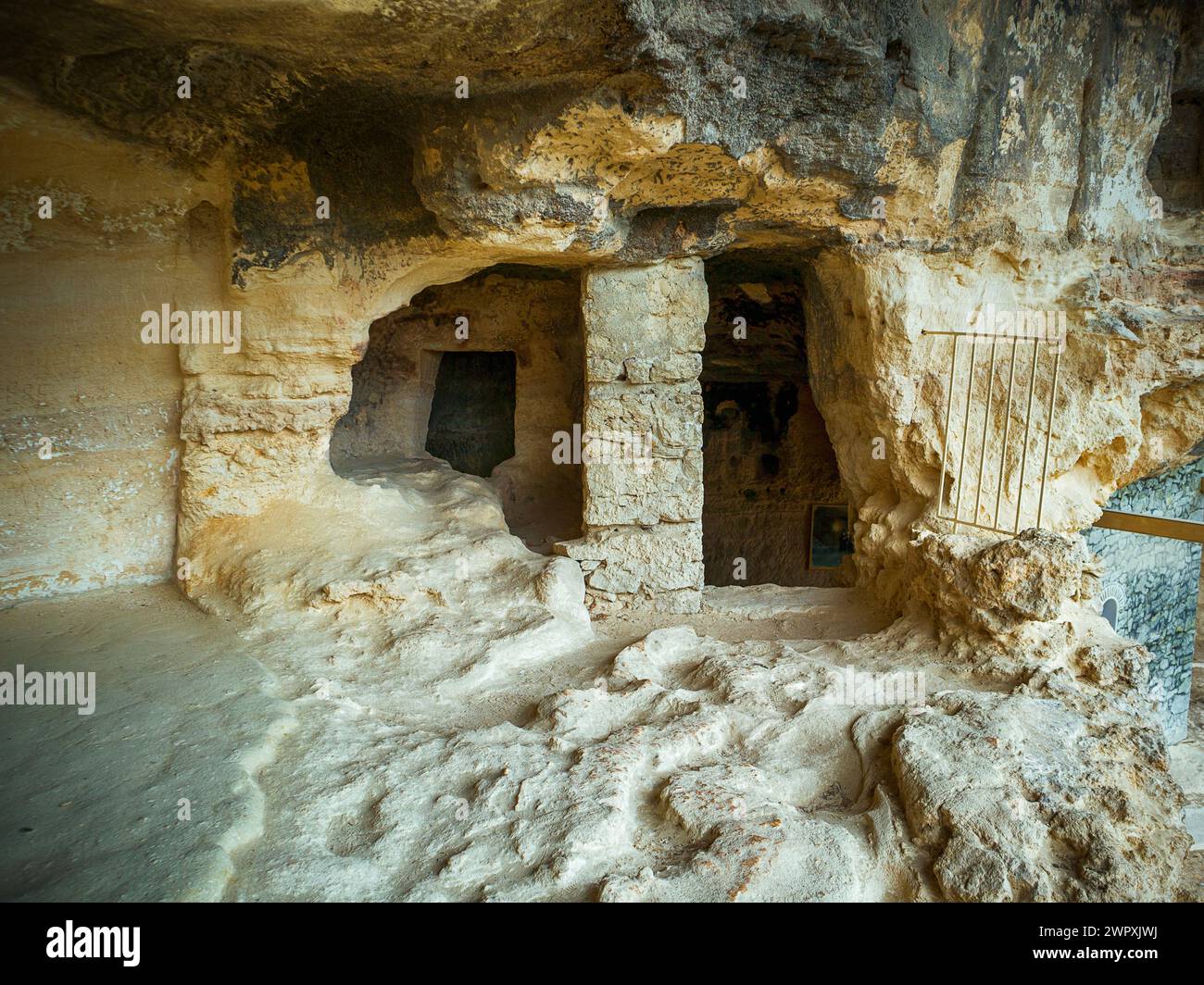 Aladzha Monastery medieval Orthodox Christian cave monastery. Aladzha ...