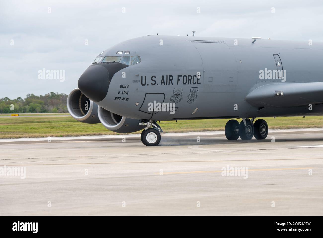 A U.S. Air Force KC-135 Stratotanker assigned to MacDill Air Force Base ...