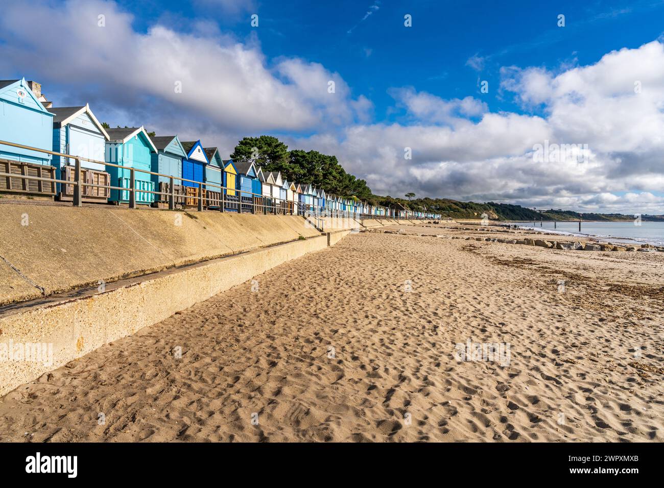 Mudeford, Dorset, England, UK - September 29, 2022: Beach and beach ...