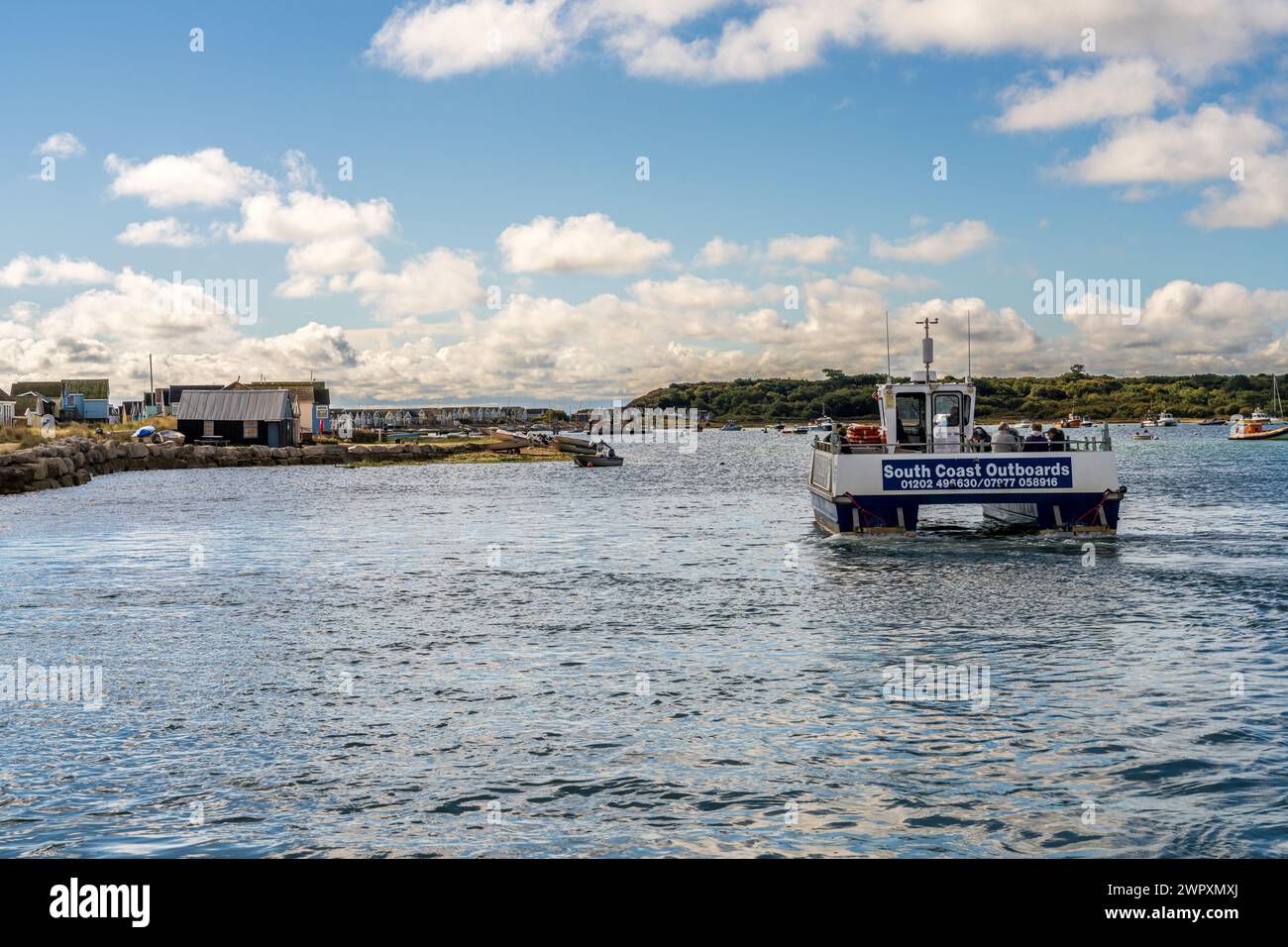 Mudeford, Dorset, England, UK - September 29, 2022: The Mudeford Ferry ...