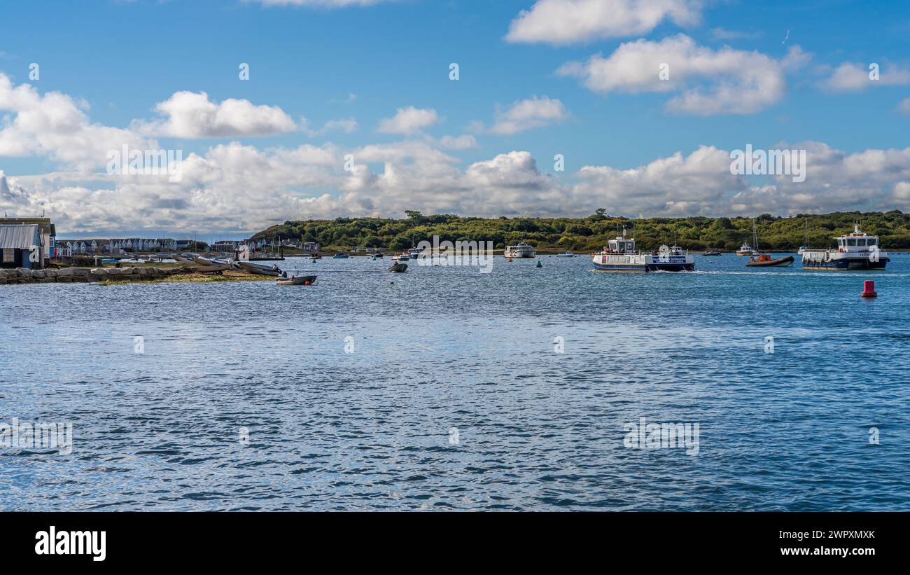 Mudeford, Dorset, England, UK - September 29, 2022: The Mudeford Ferry ...