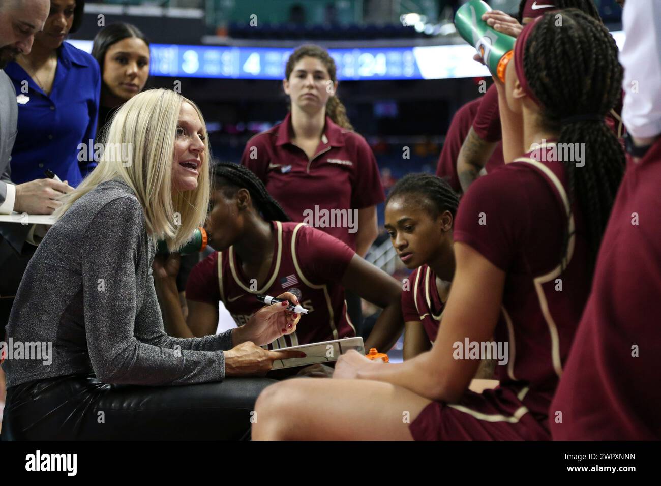GREENSBORO, NC - MARCH 08: Florida State Seminoles head coach Brooke ...