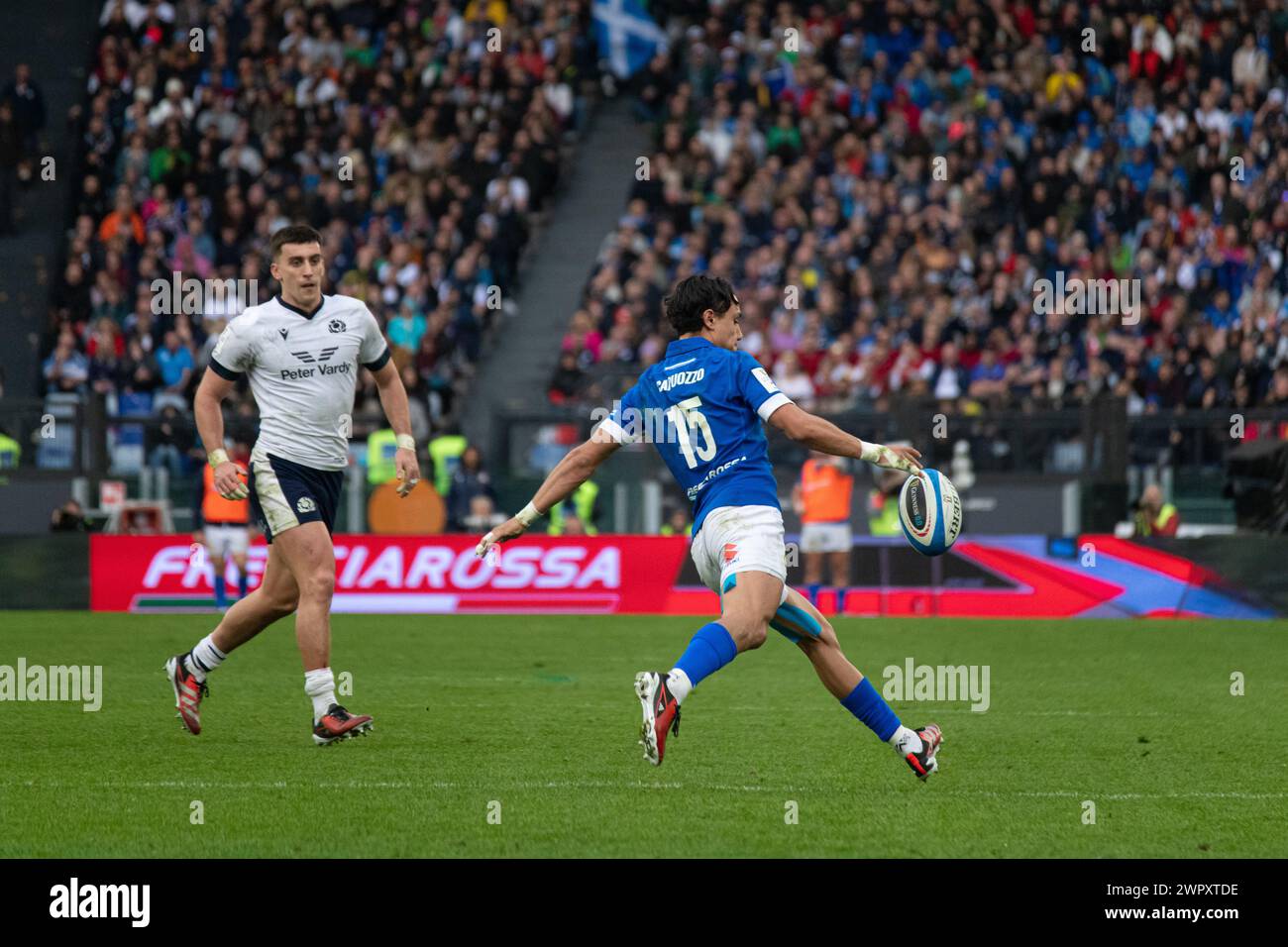 Rome, Italy, 9 mar 2024. Italy vs Scotland, Rugby Six Nations, Ange ...