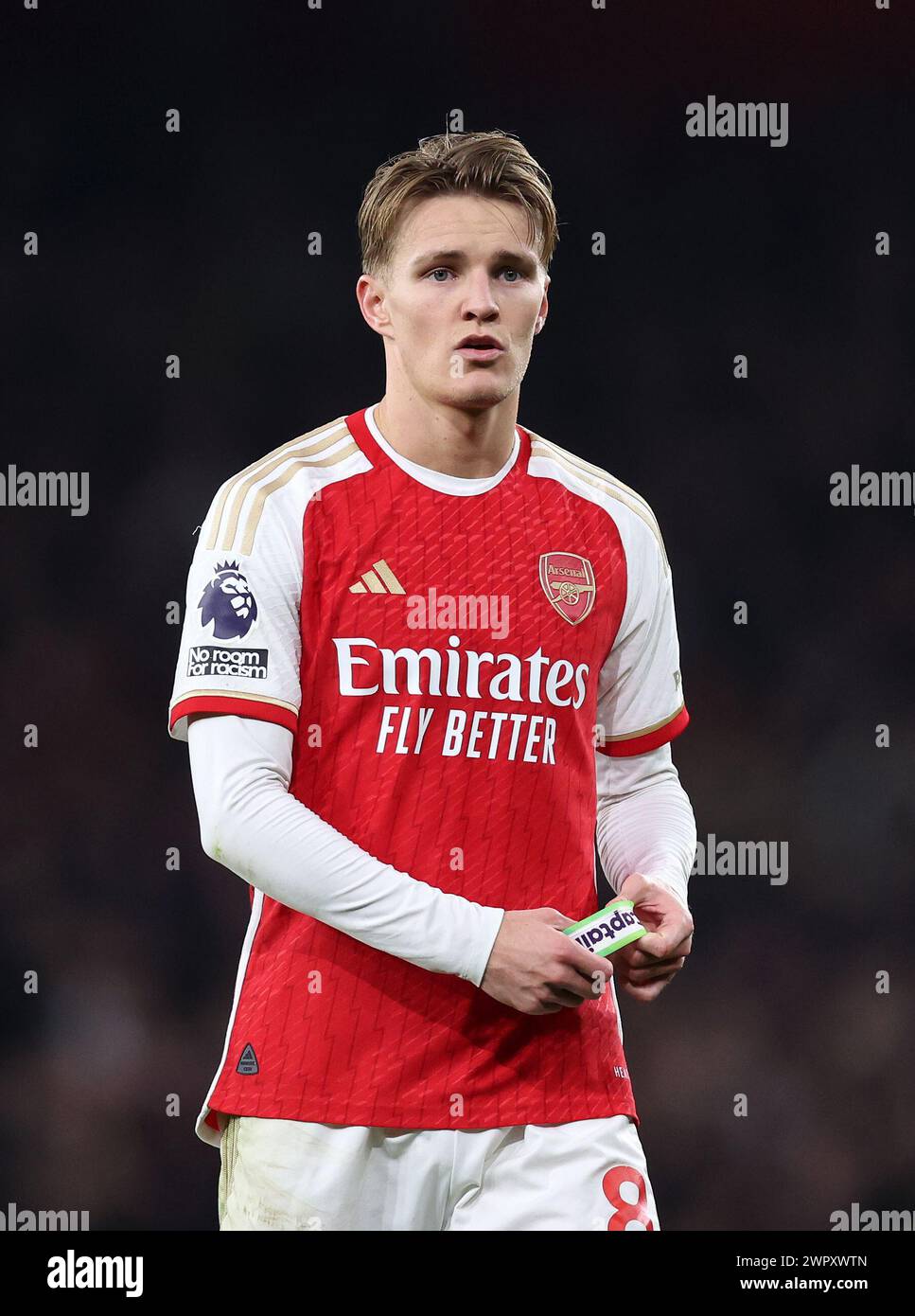 London, England, 9th March 2024. Martin Odegaard of Arsenal during the ...