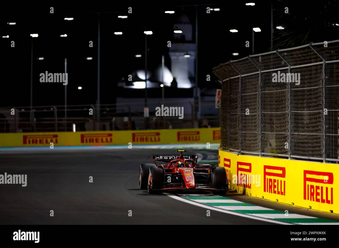 Jeddah, Arabie Saoudite. 09th Mar, 2024. 38 BEARMAN Oliver, Scuderia Ferrari SF-24, action ...