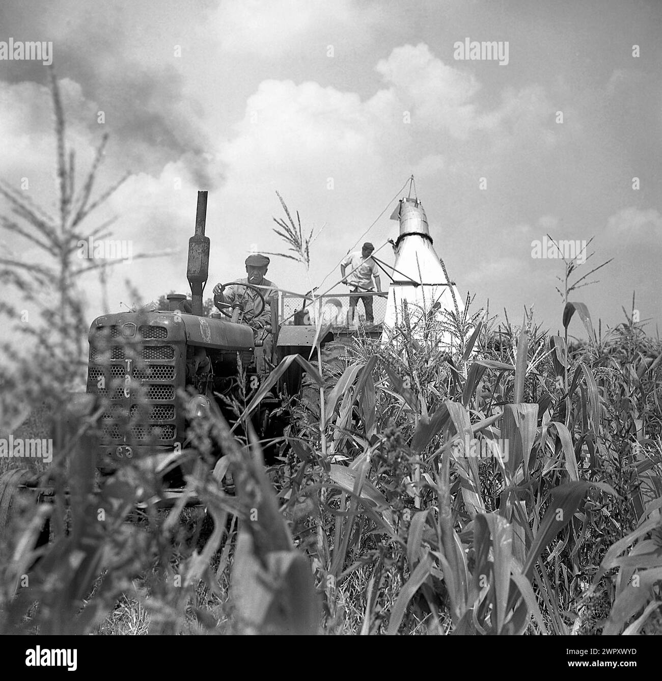 State agricultural cooperative in communist Romania, in the 1970s ...