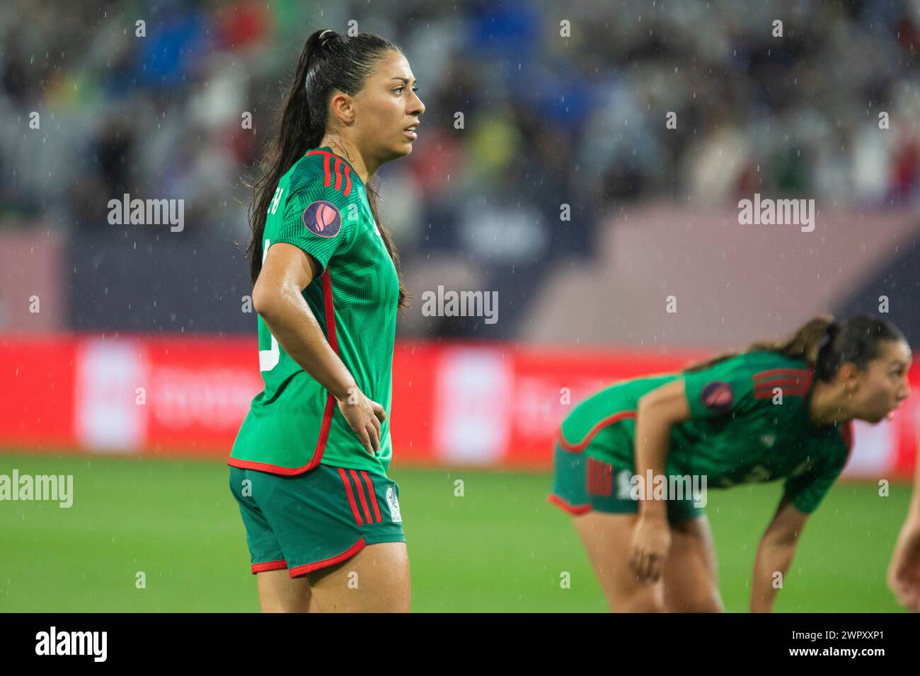 SAN DIEGO, CA - MARCH 06: Mexico defender Reyna Reyes (6) during the ...