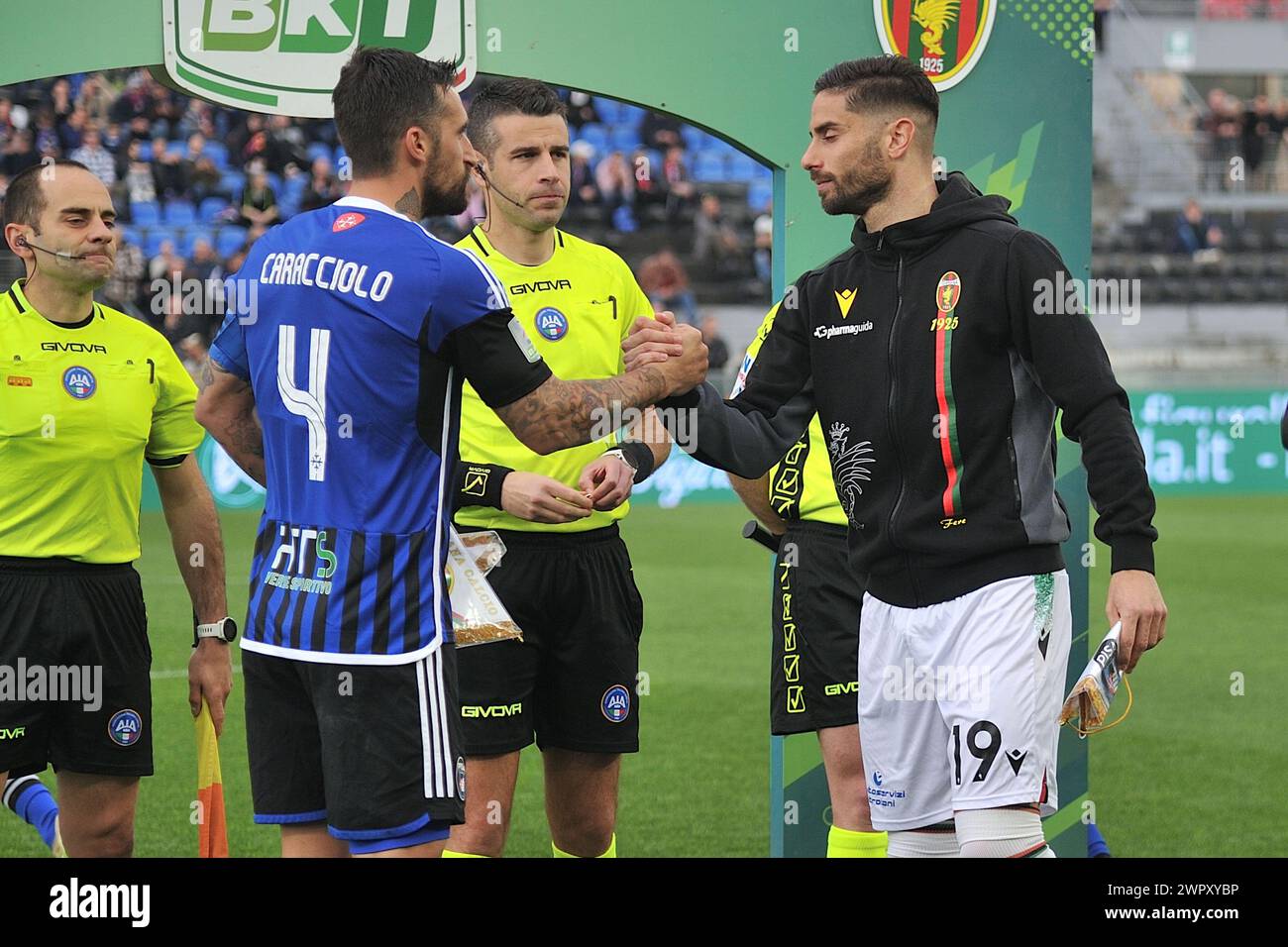 Pisa, Italy. 09th Mar, 2024. Antonio Caracciolo (Pisa) and Marco ...