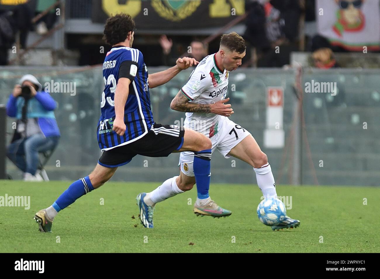 Pisa, Italy. 09th Mar, 2024. Franco Ezequiel Carboni (Ternana) thwarted ...