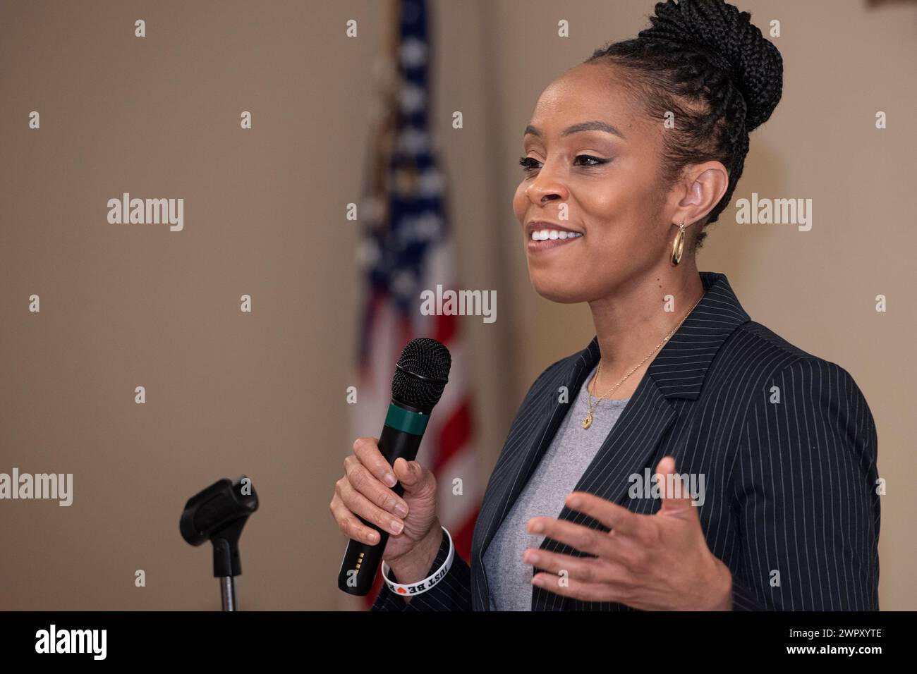 U.S. Rep. Shontel Brown, D-Ohio, speaks at the Women's Empowerment ...