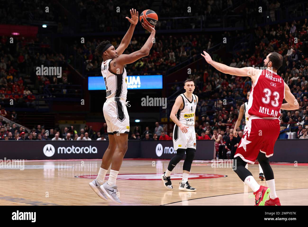 Milan, Italy. 8th Mar, 2024. Italy, Milan, march 8 2024: Zach Leday ...