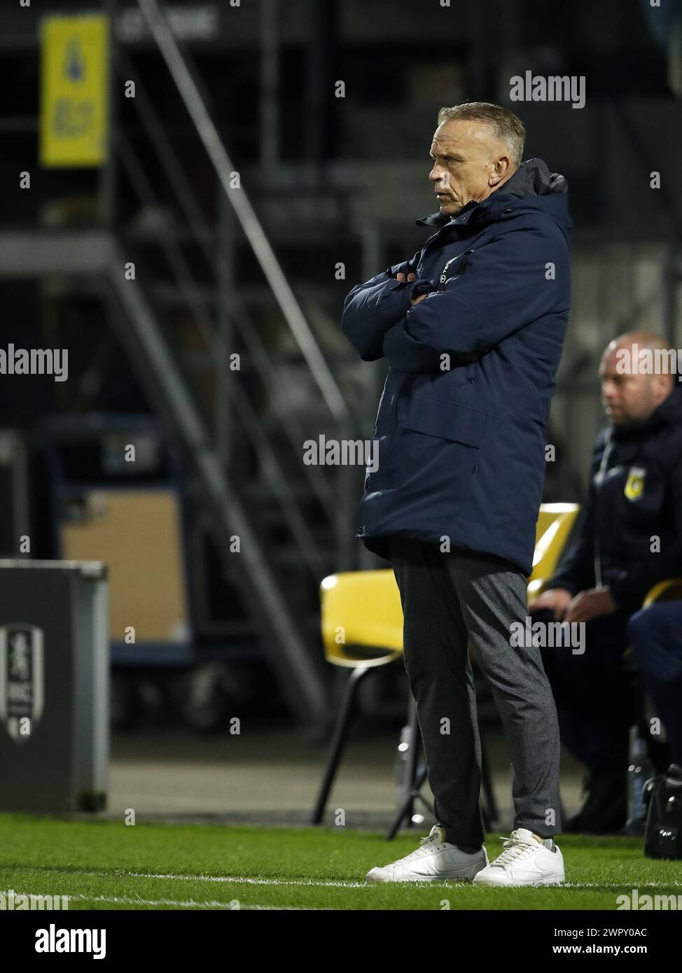 WAALWIJK - Vitesse coach Edward Sturing during the Dutch Eredivisie ...