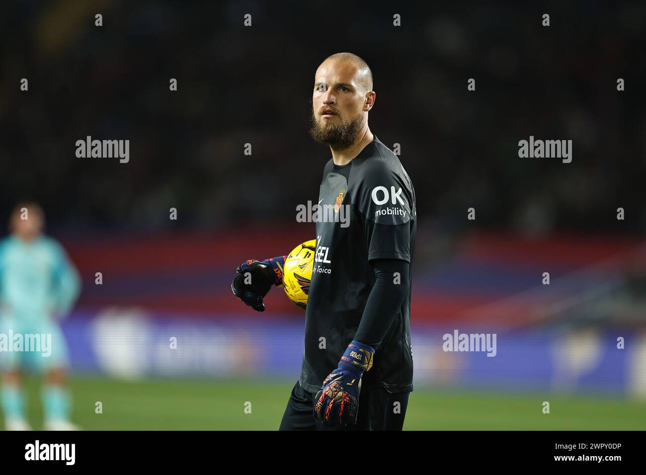 Barcelona, Spain. 8th Mar, 2024. Predrag Rajkovic (Mallorca) Football ...