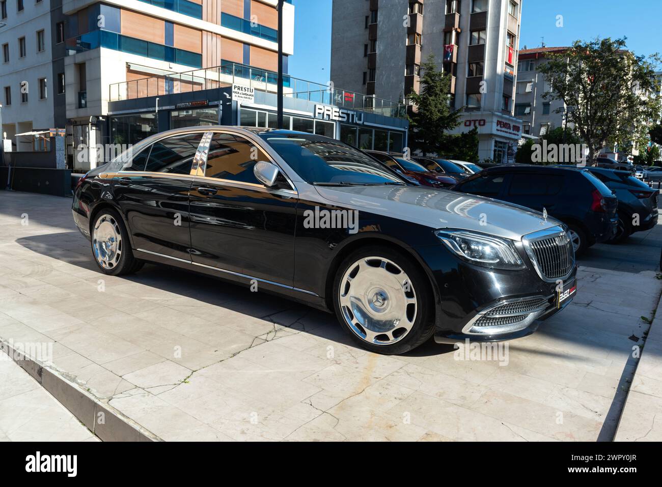 ISTANBUL, TURKEY - NOVEMBER 12, 2023: The New Mercedes S-Class Maybach ...