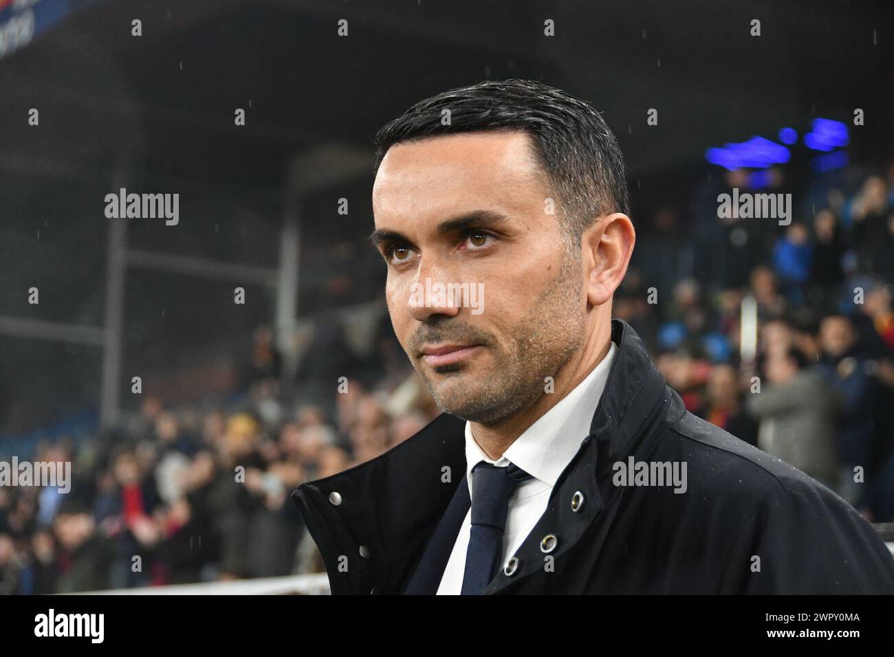 Genoa, Italy. 09th Mar, 2024. Raffaele Palladino coach Monza during ...
