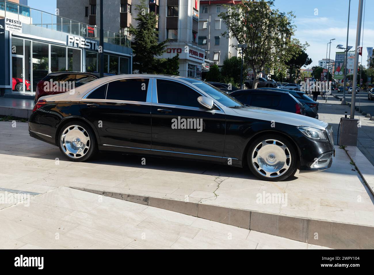 ISTANBUL, TURKEY - NOVEMBER 12, 2023: The New Mercedes S-Class Maybach ...