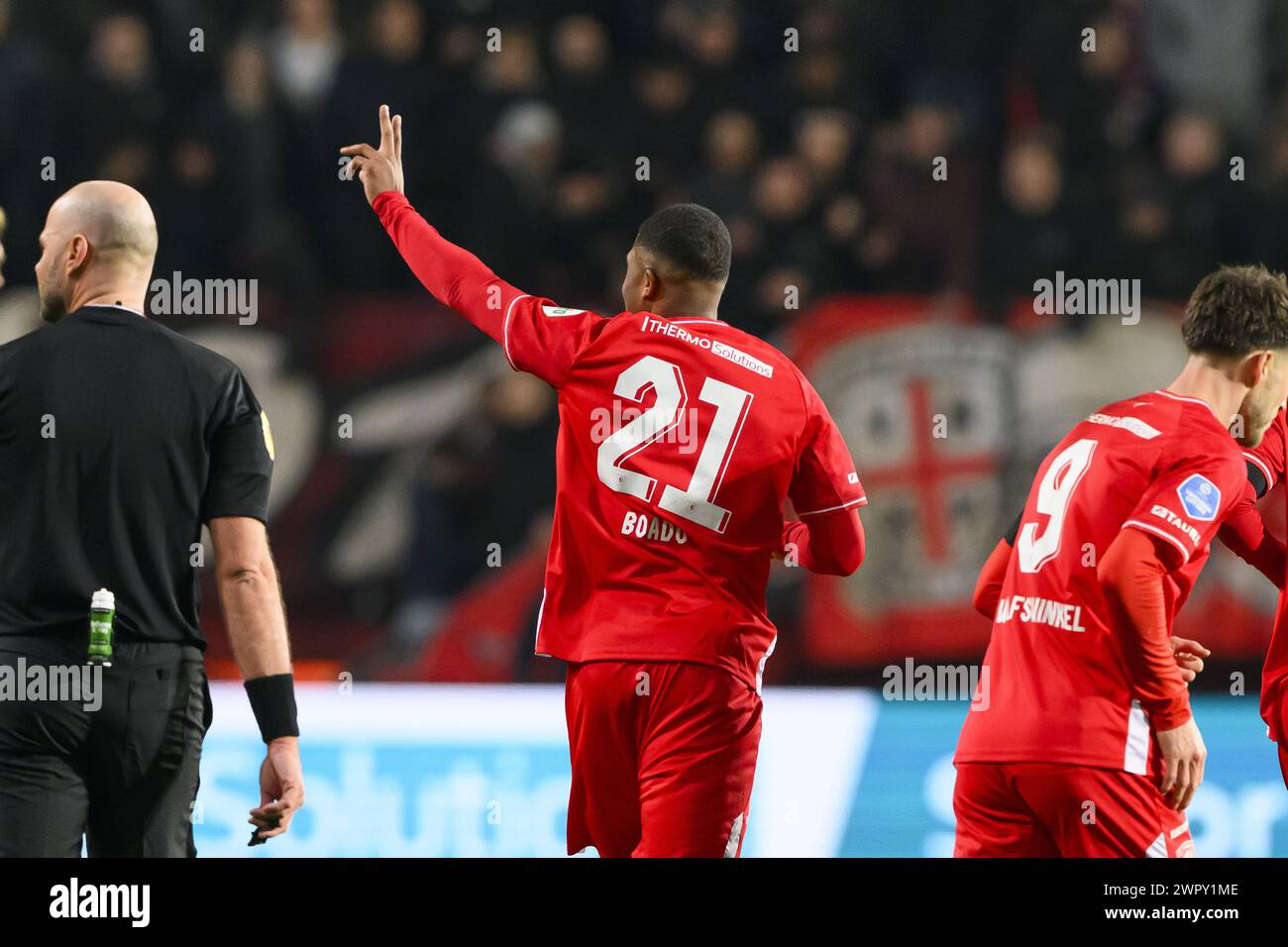 ENSCHEDE - Myron Boadu of FC Twente during the Dutch Eredivisie match ...