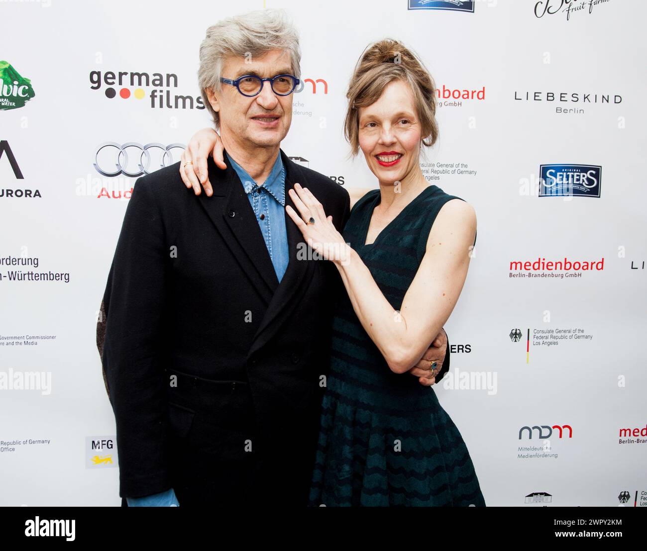 Wim Wenders and Donata Wenders at the German Films and the Consulate ...