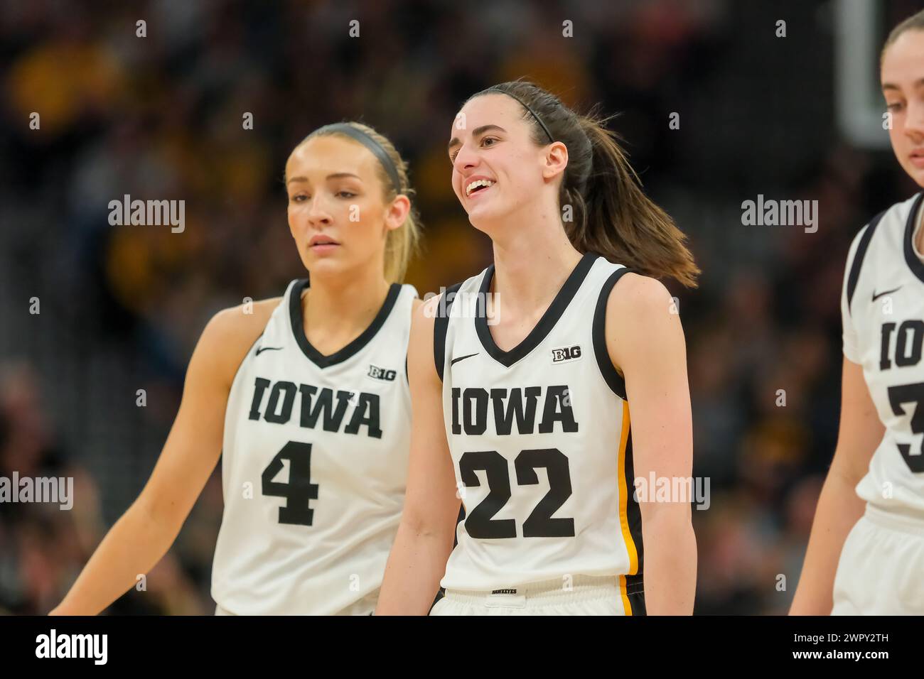 Minneapolis, Minnesota, USA. 9th Mar, 2024. Iowa Hawkeyes guard CAITLIN ...
