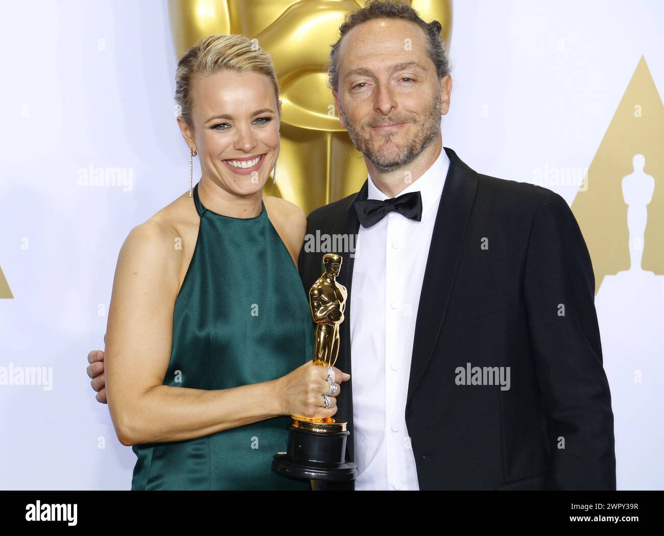 Rachel McAdams and Emmanuel Lubezki at the 88th Annual Academy Awards ...