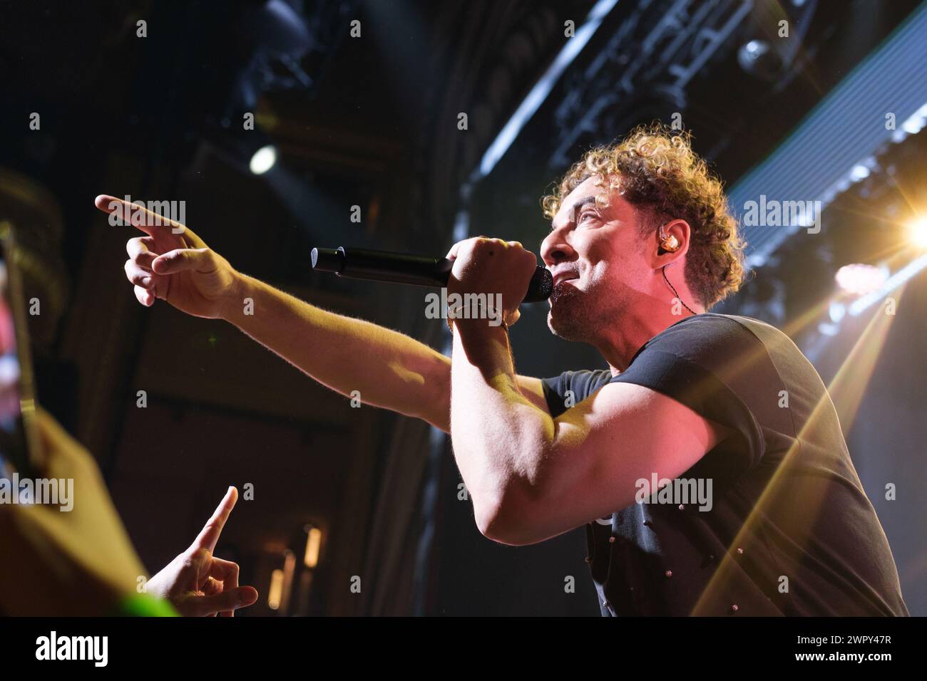 David Bisbal performs on stage during the "Los40 Basico Santander ...