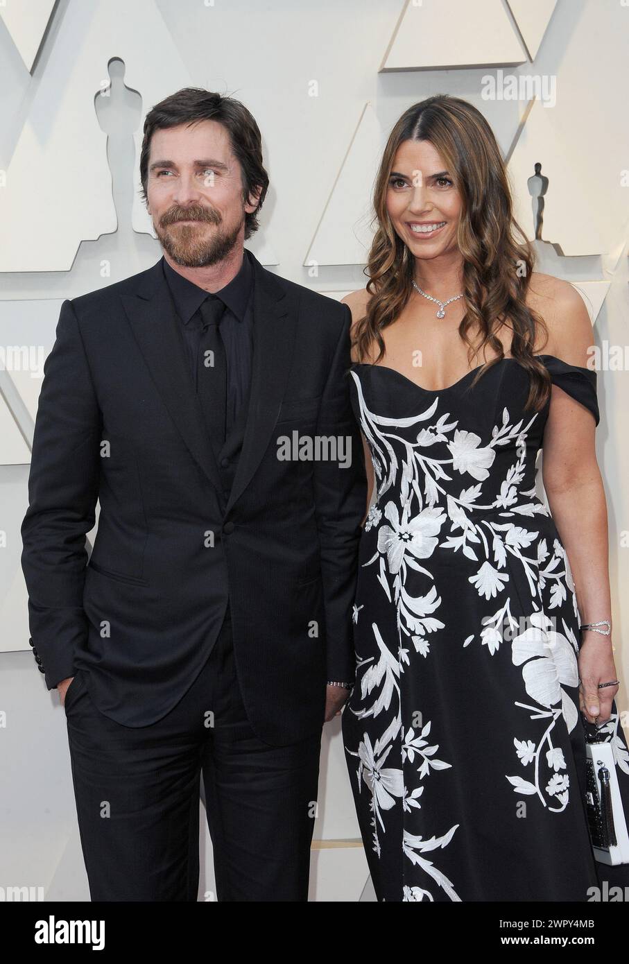 Christian Bale and Sibi Bale at the 91st Annual Academy Awards held at ...