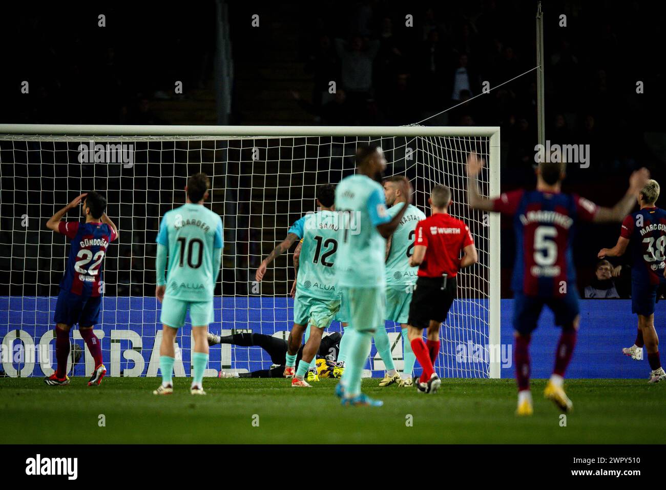 Barcelona, Spain. 08th Mar, 2024. Goalkeeper Pedrag Rajkovic (RCD ...