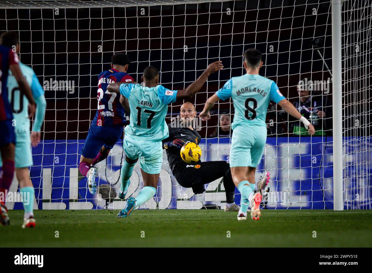 Barcelona, Spain. 08th Mar, 2024. Goalkeeper Pedrag Rajkovic (RCD ...