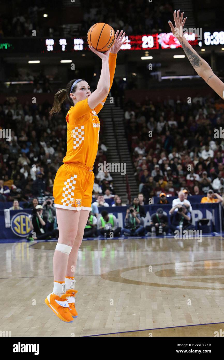 GREENVILLE, SC - MARCH 09: Tennessee Volunteers guard Sara Puckett (1 ...