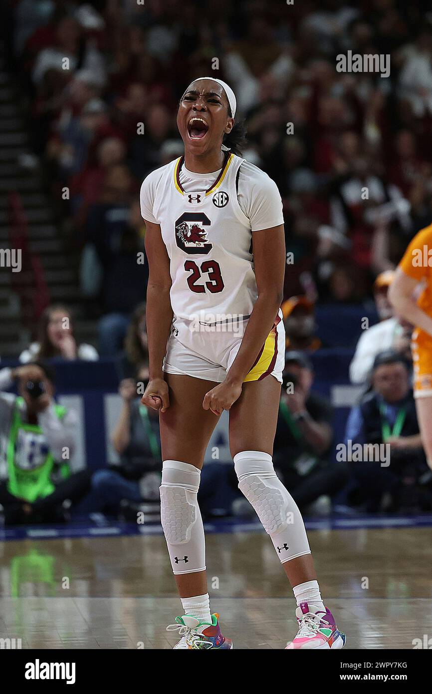 GREENVILLE, SC - MARCH 09: South Carolina Gamecocks guard Bree Hall (23 ...
