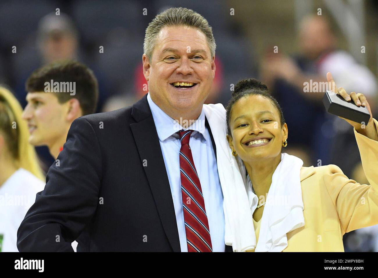 EVANSVILLE, IN - MARCH 09: Southern Indiana Screaming Eagles Basketball ...