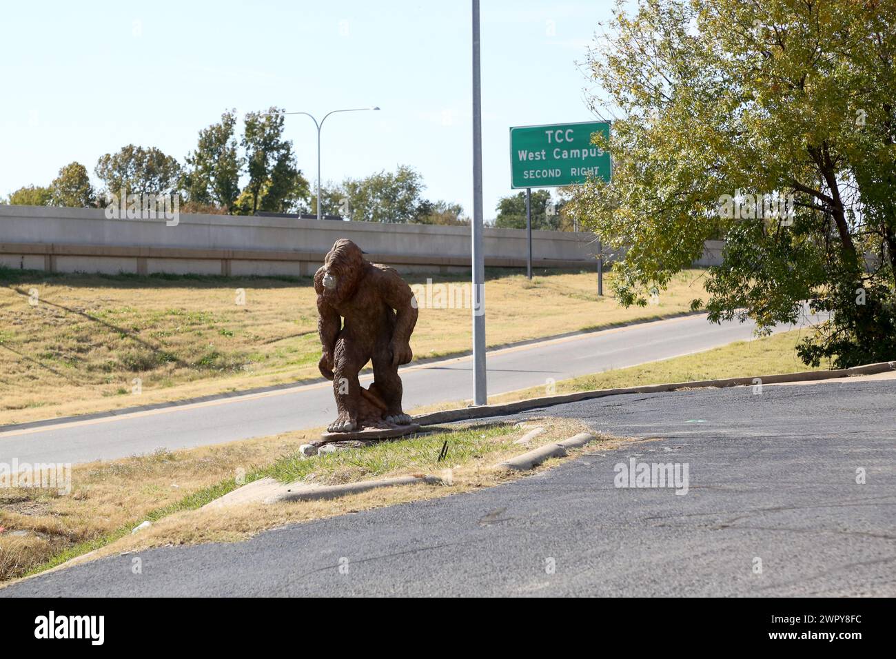 Big Foot statue, Tulsa Stock Photo - Alamy