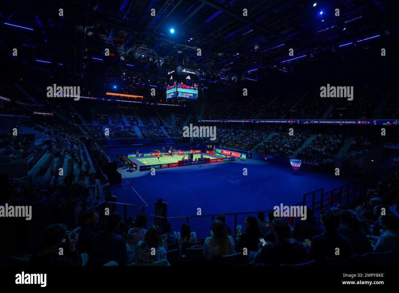 Paris, France. 08th Mar, 2024. Illustration during the Yonex French ...