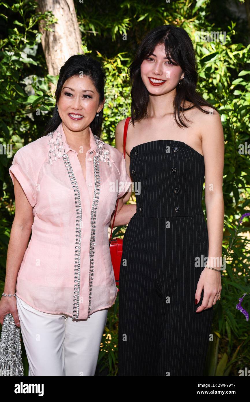 Beverly Hills, USA. 09th Mar, 2024. Kristi Yamaguchi and daughter Emma ...