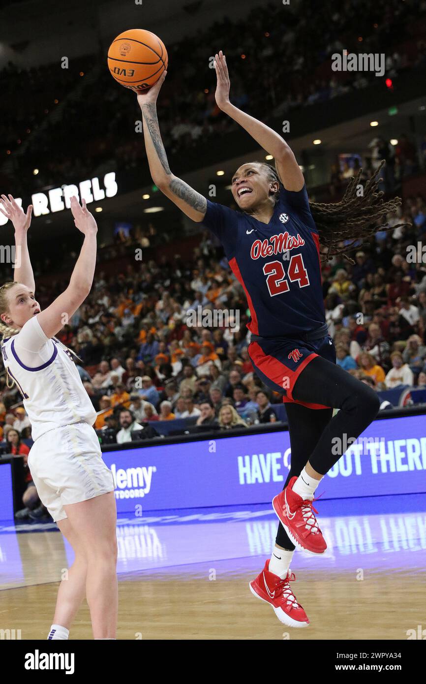 GREENVILLE, SC - MARCH 09: LSU Tigers guard Hailey Van Lith (11 ...