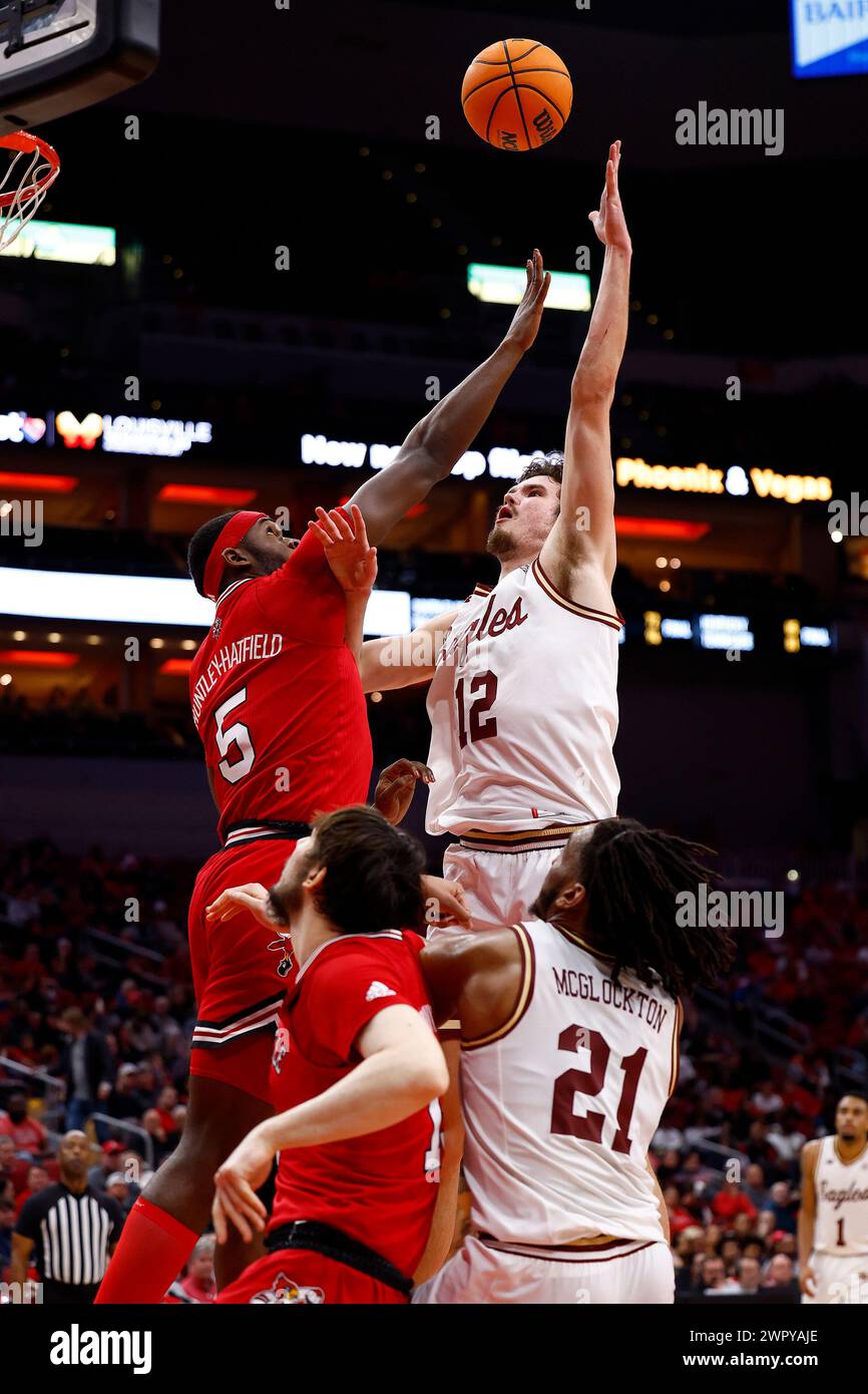 LOUISVILLE, KY - MARCH 09: Boston College Eagles forward Quinten Post ...