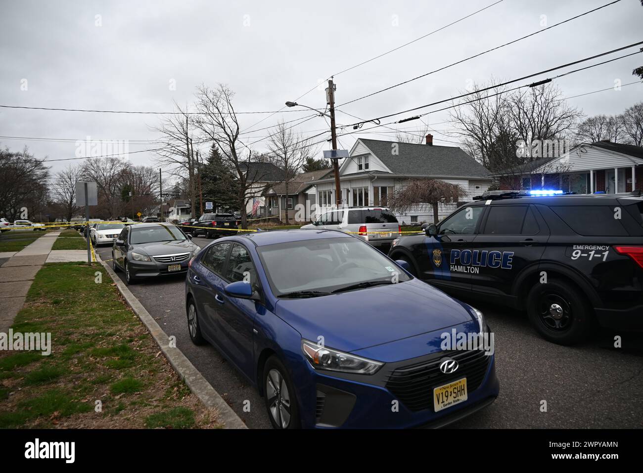 Heavy police presence at the home where a domestic disturbance and ...