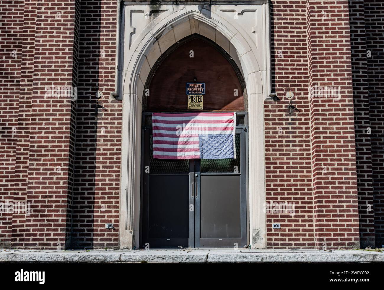 Coaldales Abandoned Church, Pennsylvania USA Stock Photo - Alamy