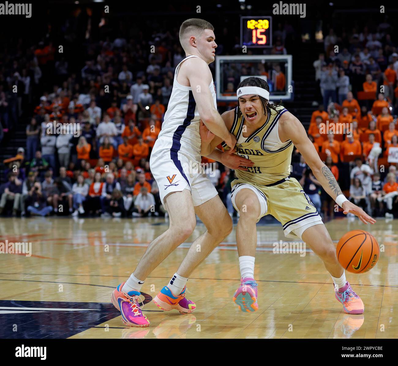 Charlottesville, VA, USA. 9th Mar, 2024. Georgia Tech Yellow Jackets ...