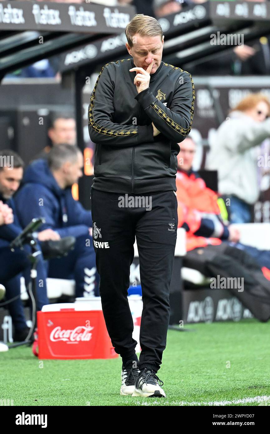 Moenchengladbach, Germany. 9th Mar, 2024. Timo Schultz, head coach of ...