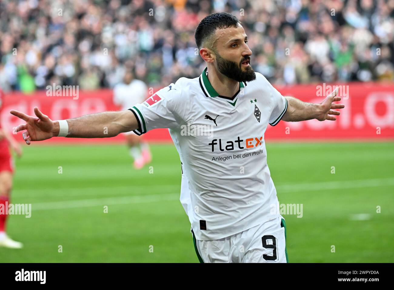 Moenchengladbach, Germany. 9th Mar, 2024. Franck Honorat of Borussia ...