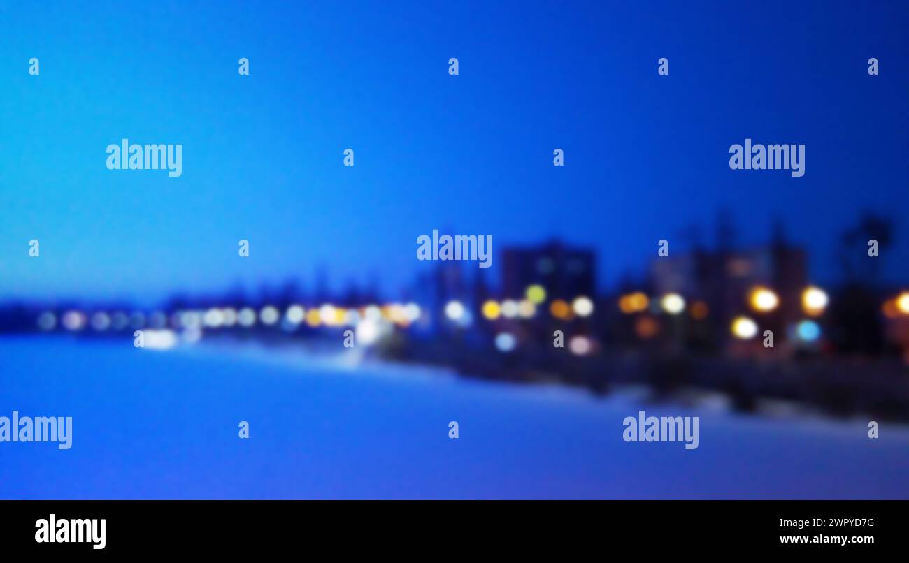 Blurry city lights hi-res stock photography and images - Alamy