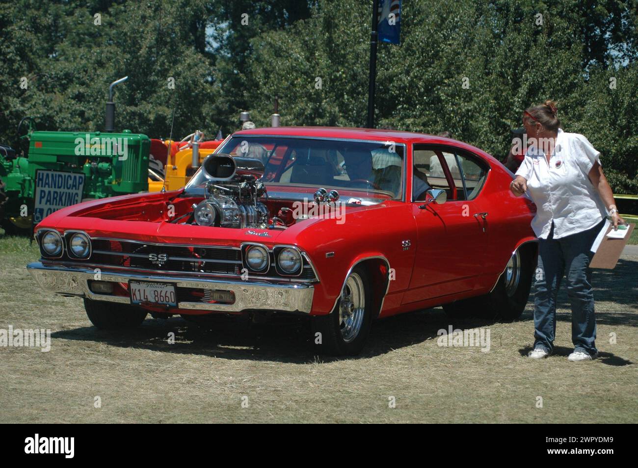 red 1969 Chevelle SS Stock Photo - Alamy