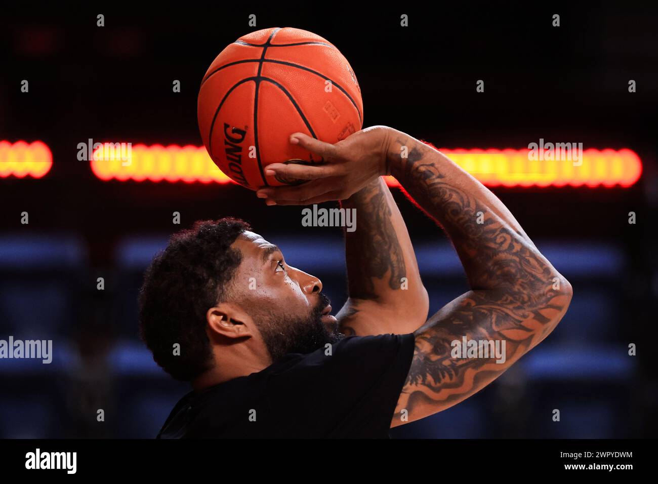 Wollongong, Australia. 10th Mar, 2024. Hawks head coach Justin Tatum ...