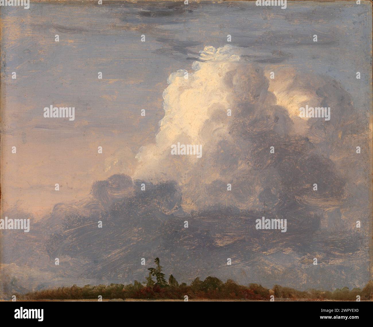 Oil painting by American artist Thomas Cole, founder of the Hudson ...